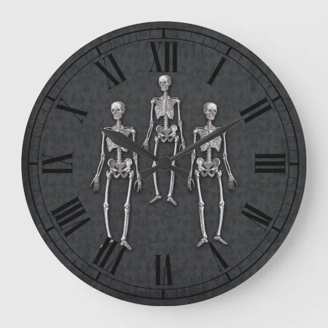 Halloween Party Haunted House Victorian Gothic Large Clock | Zazzle