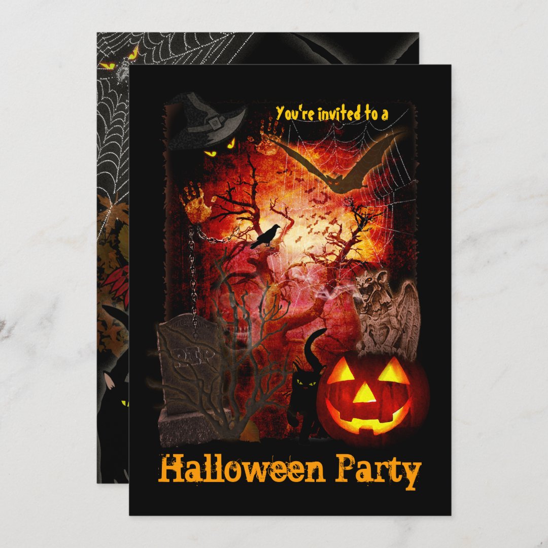 Halloween Party Invitation | Zazzle