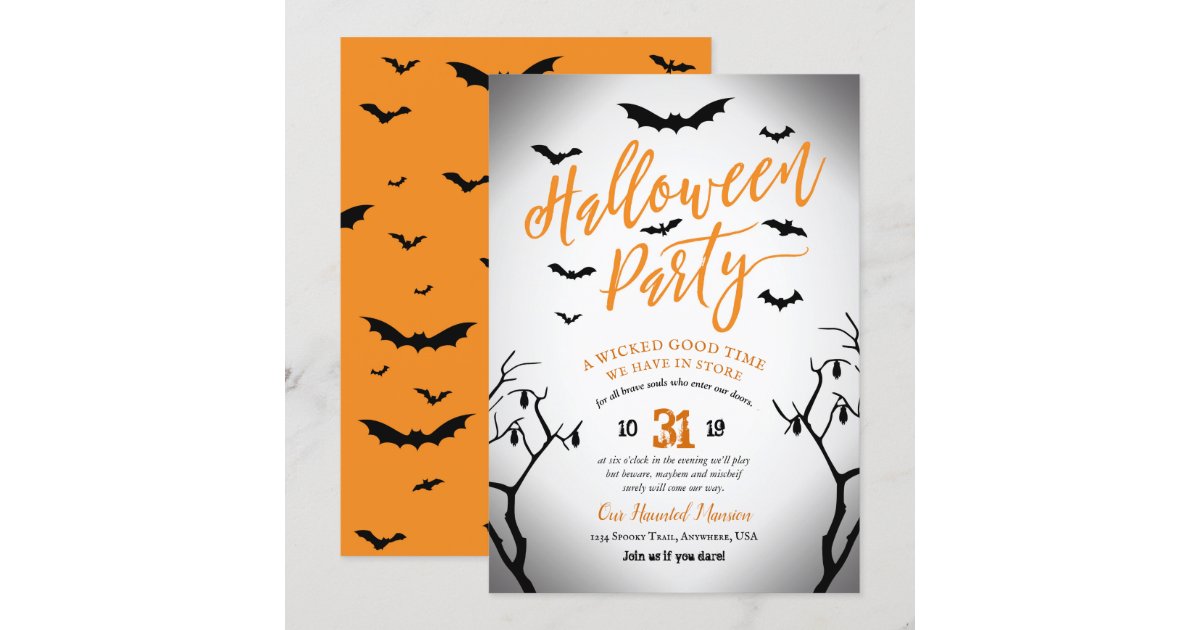Halloween Party Invitation | Zazzle