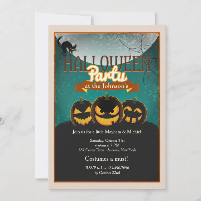 Halloween Party Invitation | Zazzle