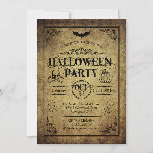 Halloween Party Invitation | Zazzle