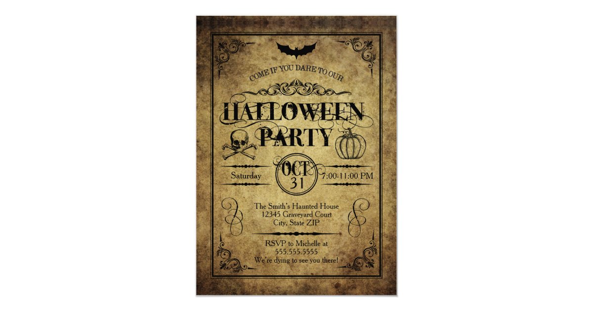 Halloween Party Invitation | Zazzle.com