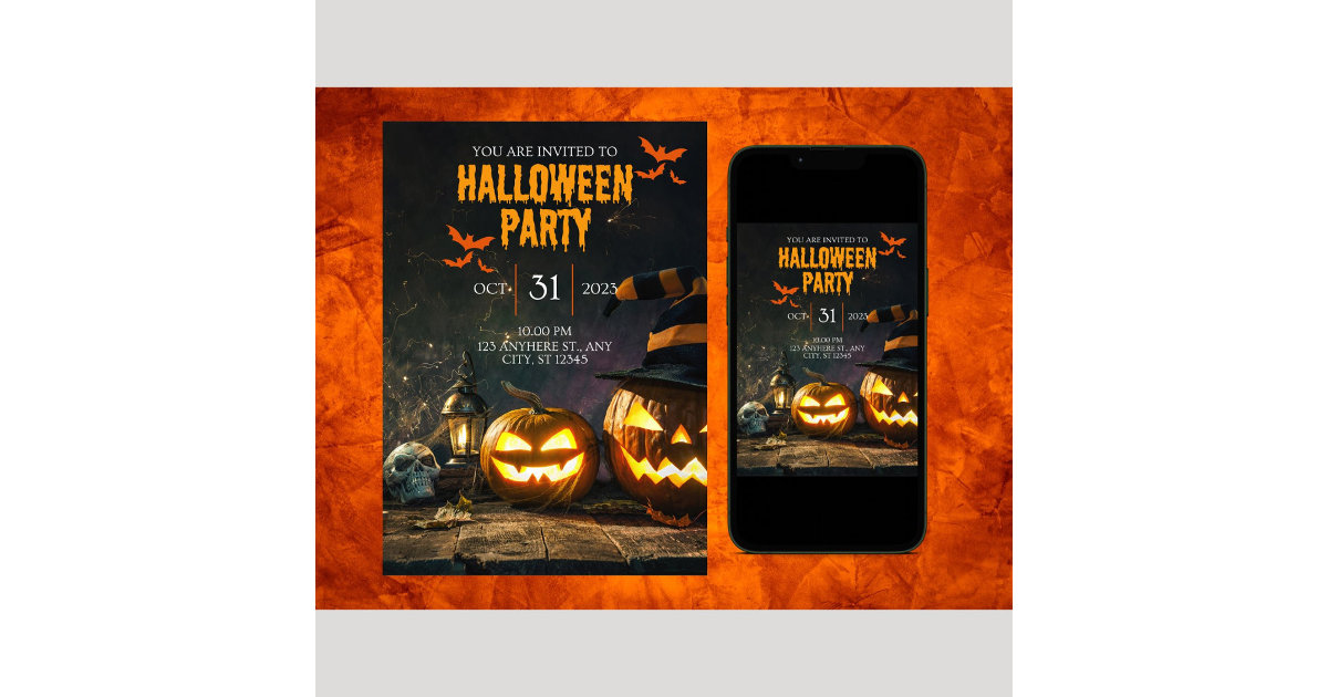 Halloween Party Invitation | Zazzle