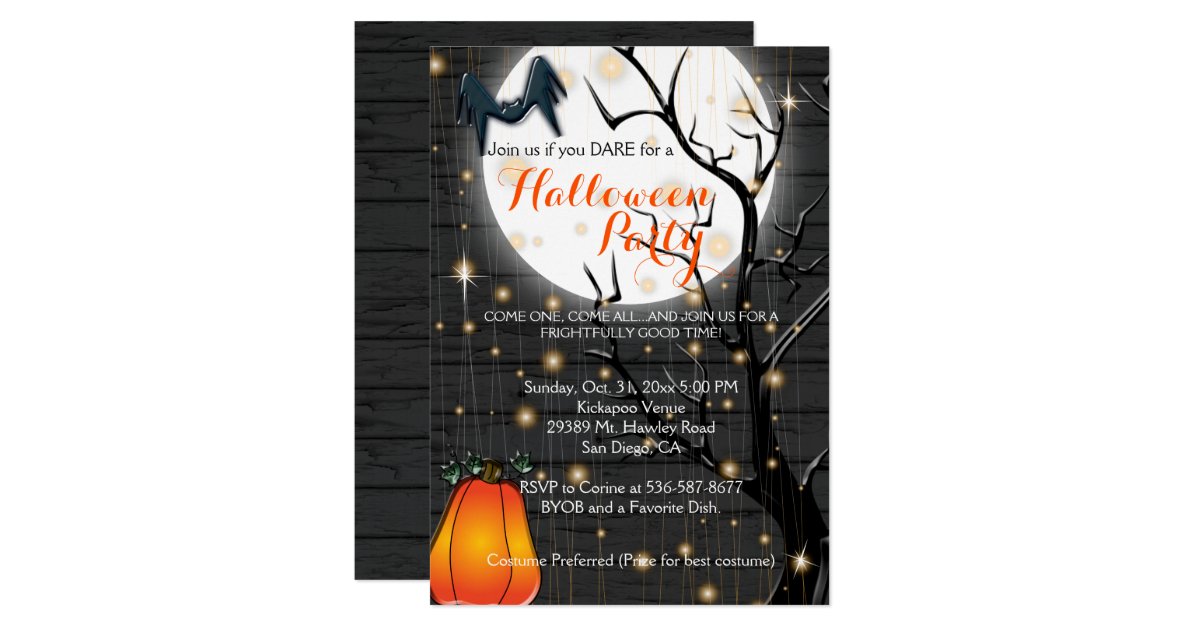 Halloween Party Invitation | Zazzle.com