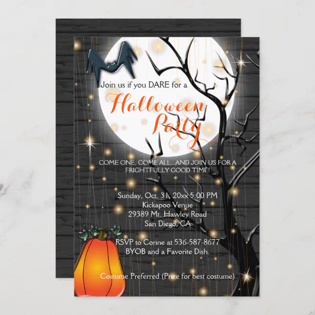 Halloween Party Invitation | Zazzle