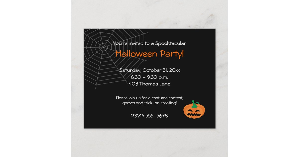 Halloween Party Invitation | Zazzle