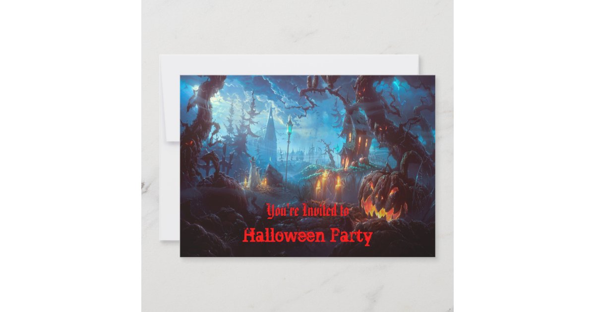 Halloween Party Invitation | Zazzle