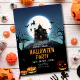 Halloween Party Invitation, Spooky Night Halloween Invitation | Zazzle