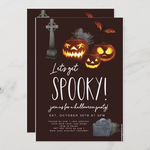 Halloween party invitations | Zazzle