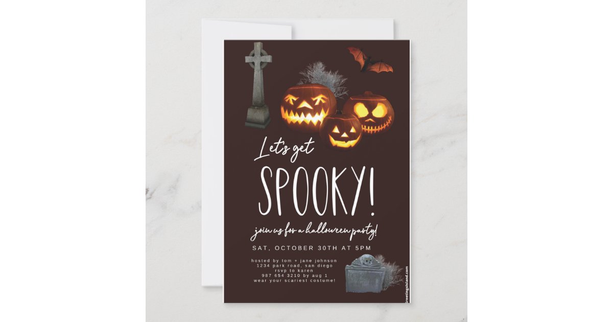 Halloween party invitations | Zazzle