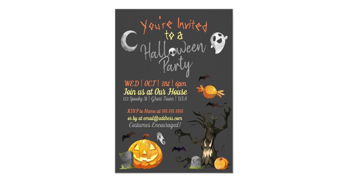 Halloween Party Invitations | Zazzle.com
