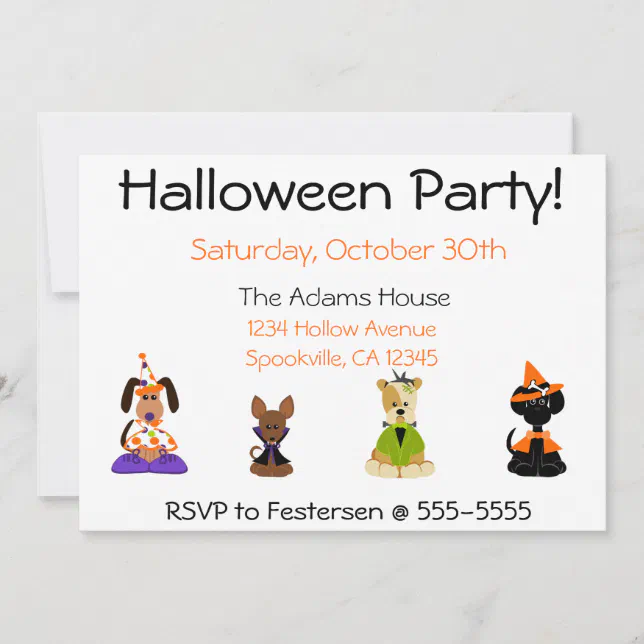 Halloween Party Invitations | Zazzle