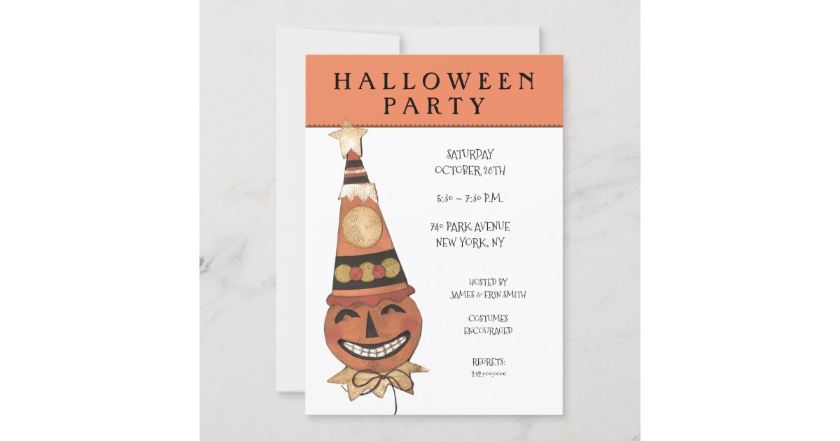 Halloween party invitations | Zazzle