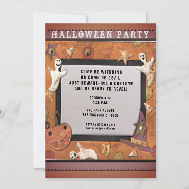 Halloween party invitations | Zazzle