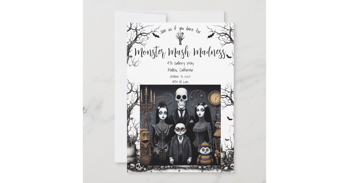 Halloween Party Monster Mash Invitation | Zazzle