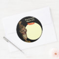 Halloween Party Name Tag - Nutty Hat Zombie | Zazzle