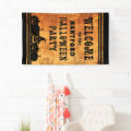 Halloween Party Personalized Welcome Banner | Zazzle