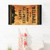Halloween Party Personalized Welcome Banner | Zazzle