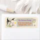 Halloween Party Retro Witch Custom Name Address Label | Zazzle