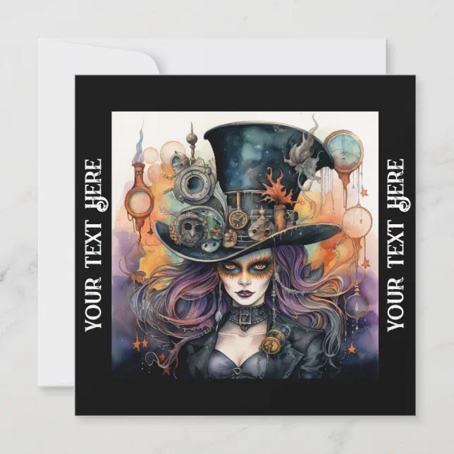 Halloween Party Steampunk Invitation | Zazzle
