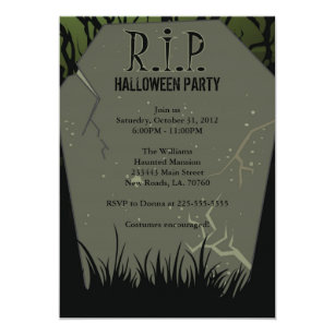 Tombstone Invitations | Zazzle