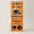 Halloween Party Welcome | You Customize Retractable Banner | Zazzle
