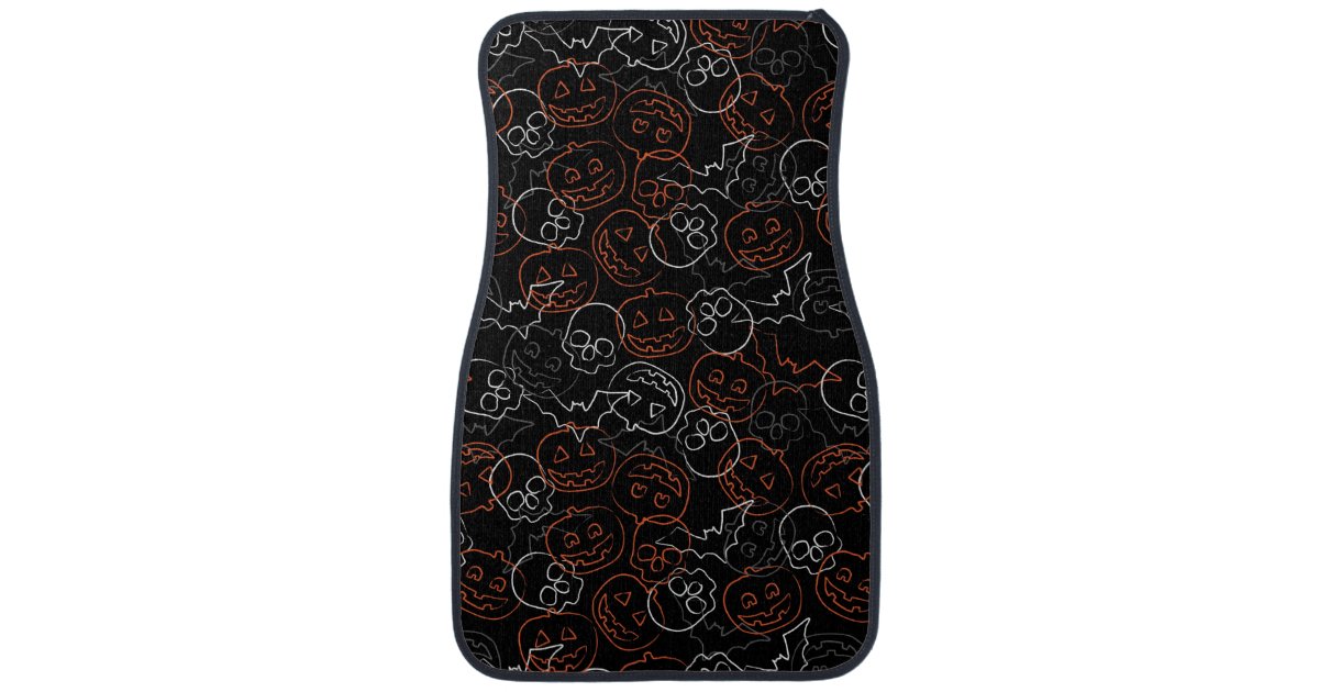 Halloween Pattern Car Mat | Zazzle