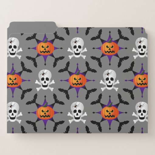 Halloween Pattern File Folder | Zazzle