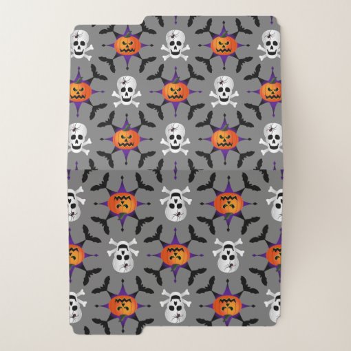Halloween Pattern File Folder | Zazzle