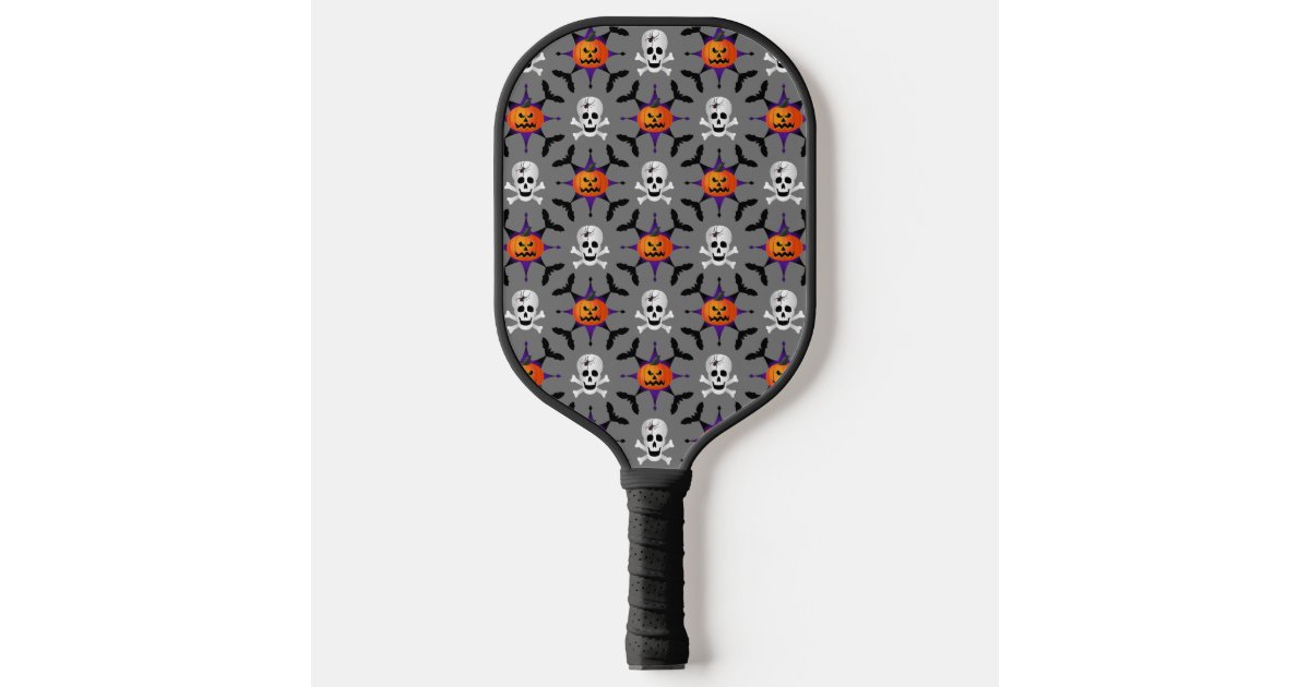Halloween Pattern Pickleball Paddle | Zazzle
