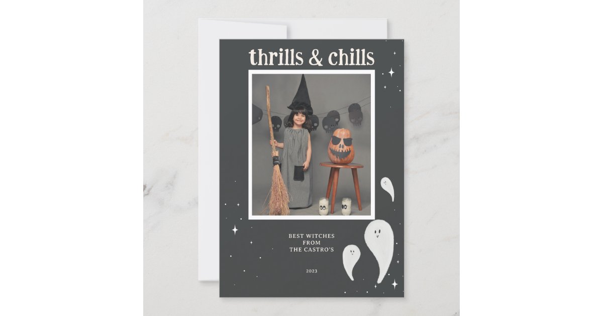 HALLOWEEN PHOTO CARD | Zazzle