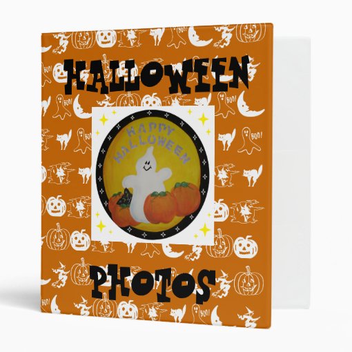 HALLOWEEN PHOTOS BINDER | Zazzle