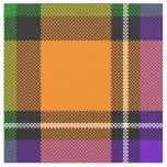 Vintage Halloween Plaid Fabric | Zazzle.com