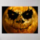 Halloween Poster-Scary Moon Face Poster | Zazzle