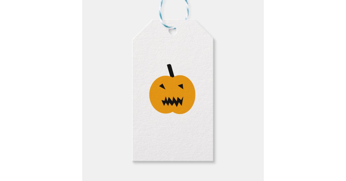 Halloween Pumpkin Gift Tags | Mimoprints