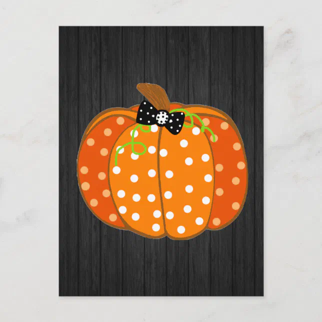 Halloween Pumpkin Postcard | Zazzle