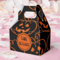 Halloween Pumpkins Gable Favor Box | Zazzle