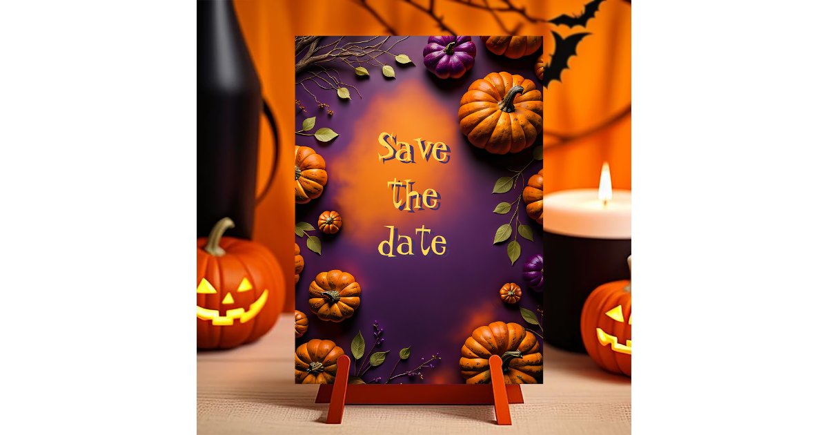 Halloween Pumpkins Postcard | Zazzle