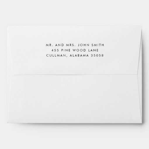 Halloween Return Address on Back Flap Envelope | Zazzle
