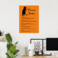 Halloween Rules Poster | Zazzle
