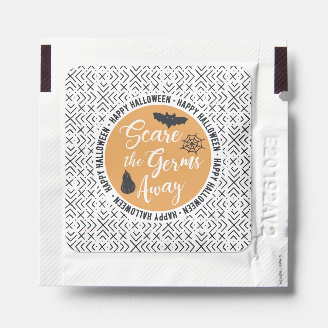 Halloween Scare the Germs Away Hand Sanitizer | Zazzle
