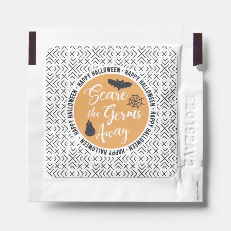 Halloween Scare the Germs Away Hand Sanitizer | Zazzle
