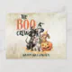 Halloween Scary Boo Dogs Crew Orange Pumpkin Postcard | Zazzle