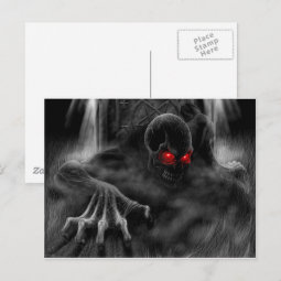 Halloween Scary Postcard | Zazzle