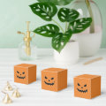 Halloween Scary Spooky Jack O Lantern Pumpkin Face Favor Boxes | Zazzle
