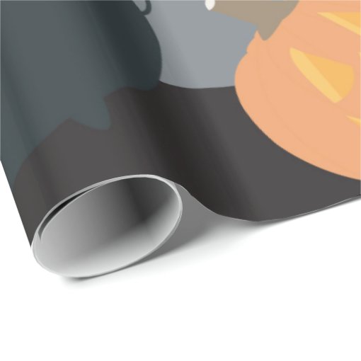 Halloween Scene Wrapping Paper | Zazzle