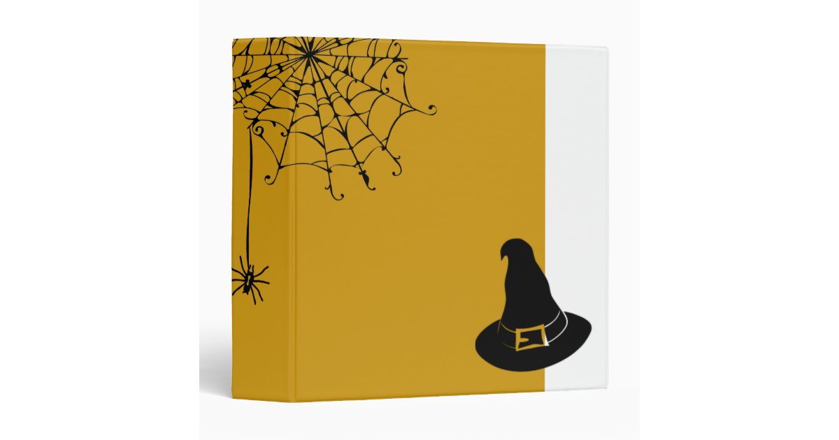 Halloween Silky Spider Binder | Zazzle