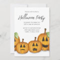 Halloween Simple Cute Pumpkin QR Code Map Icon Invitation | Zazzle