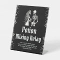 Halloween Skeleton Potion Mixing Relay Sign | Zazzle