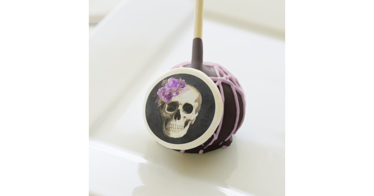 Halloween Skull Cake Pops | Zazzle